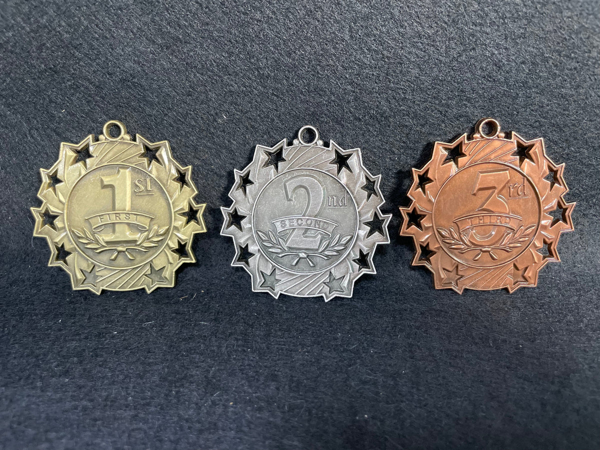 Placement Medals – Superior Trophies & Buckles